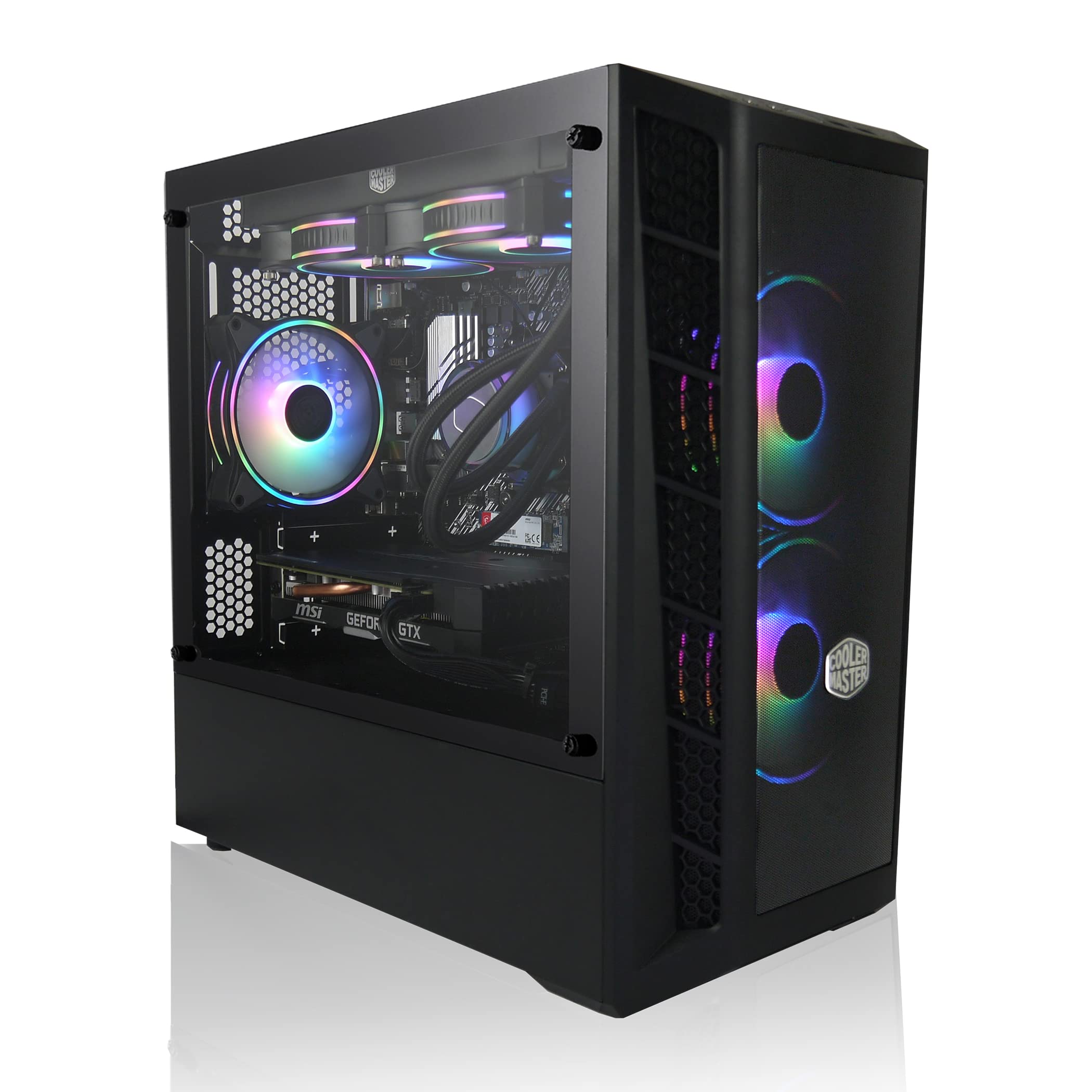 AVGPC Quiet Series Gaming PC Intel Core i5 12400F Desktop Processor 6 Cores up to 4.4 GHz with Hyper 212 RGB Cooling 16GB DDR4 3200RAM Dual Channel, RTX 3050 8GB, 1TB NVME M.2 SSD WiFi AC…