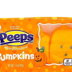 Halloween Peeps Candy Bundle - 4 Pack of Marshmallow Peep's - Perfect Halloween Candy, Fall Candy, Trick Or Treat Candy - Pumpkins, Monsters, Skulls, Ghosts - 7.5 Ounces