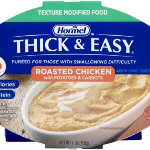 Thick & Easy Purees Puree 7 oz. Tray Roasted Chicken with Potatoes/Carrots Ready to Use Puree, 60748 - Case of 7