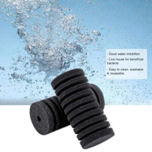 hygger Pack of 4 Replacement Sponges for Aquarium Double Sponge Filter (M)