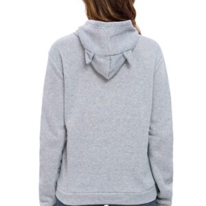 RGOSME Pullover Sweatshirts for Women Kawaii Cat hoodie Kawayii Hoodies for Girls 10-12 (Grey,XS)