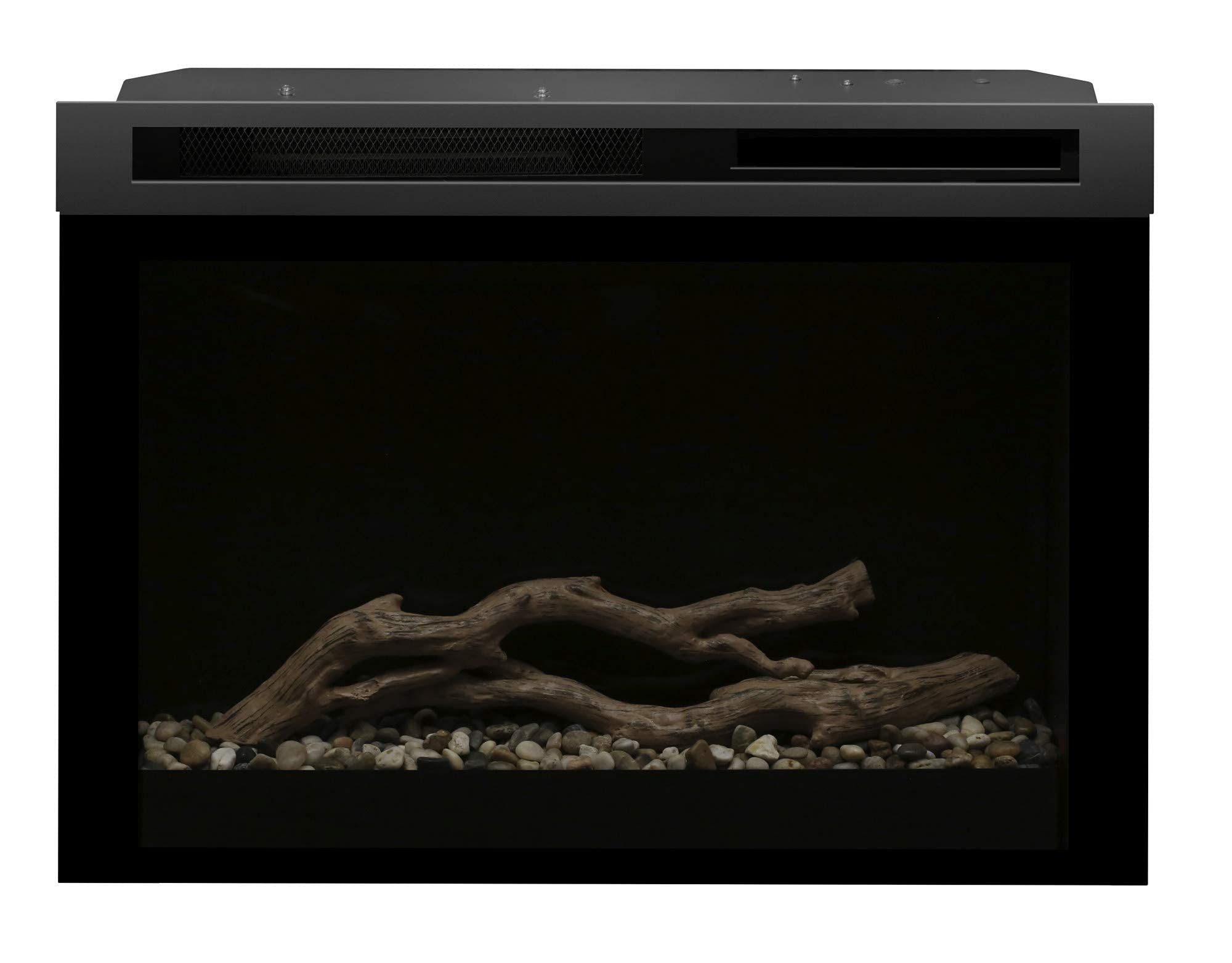 Dimplex 26 inch Multi-Fire XHD Pro Built-in Electric Fireplace with Acrylic Ice & Driftwood - Black, DF26DWC-PRO