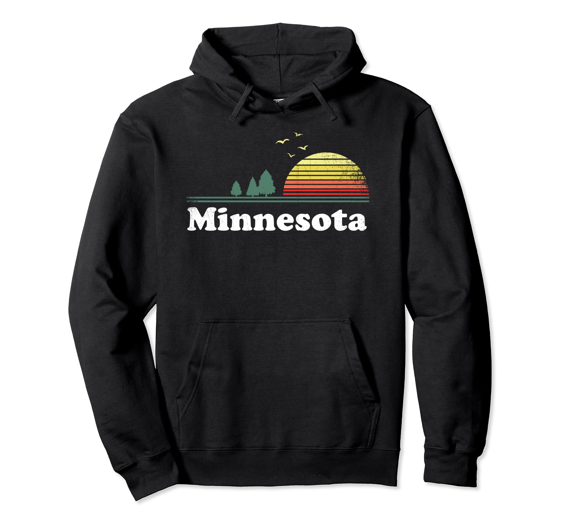 Vintage Minnesota Grown MN Home Design Souvenir Pullover Hoodie