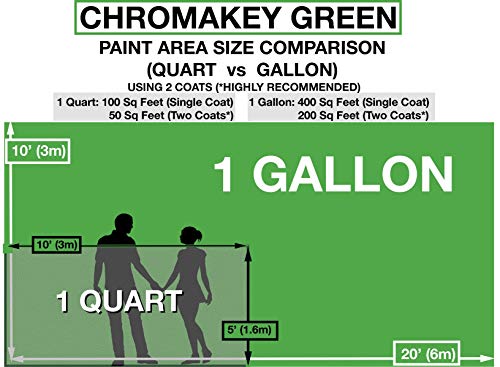 ChromaKey Video Paint 1 Quart Green Screen Equivalent