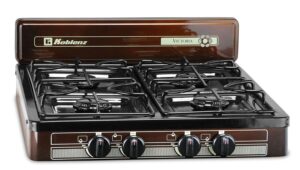 koblenz pfk 400a victoria 4-burner gas stove, bronze, 18" x 24, 16,000 btus