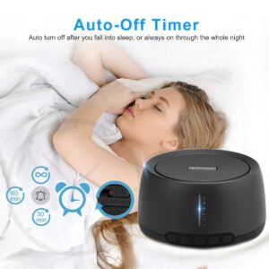 Sound Machine for Baby Sleeping, Exmate Noise Machine for Office Privacy with 30 Non-Looping HiFi Soothing Sound, Memory Function and Timer Sound Machine for Adult Kid Home Office Travel