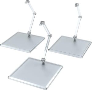 good smile the simple stand x3 (for figures & models) 3piece display stand set, multicolor