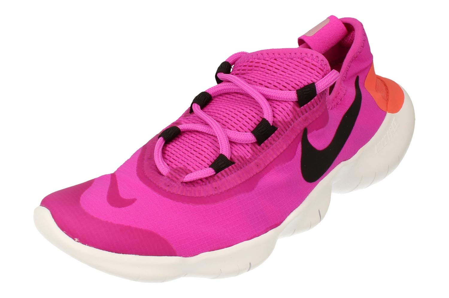 Nike Free RN 5.0 2020 Womens Running Trainers CJ0270 Sneakers Shoes (UK 4 US 6.5 EU 37.5, fire Pink Black Magic Ember 601)