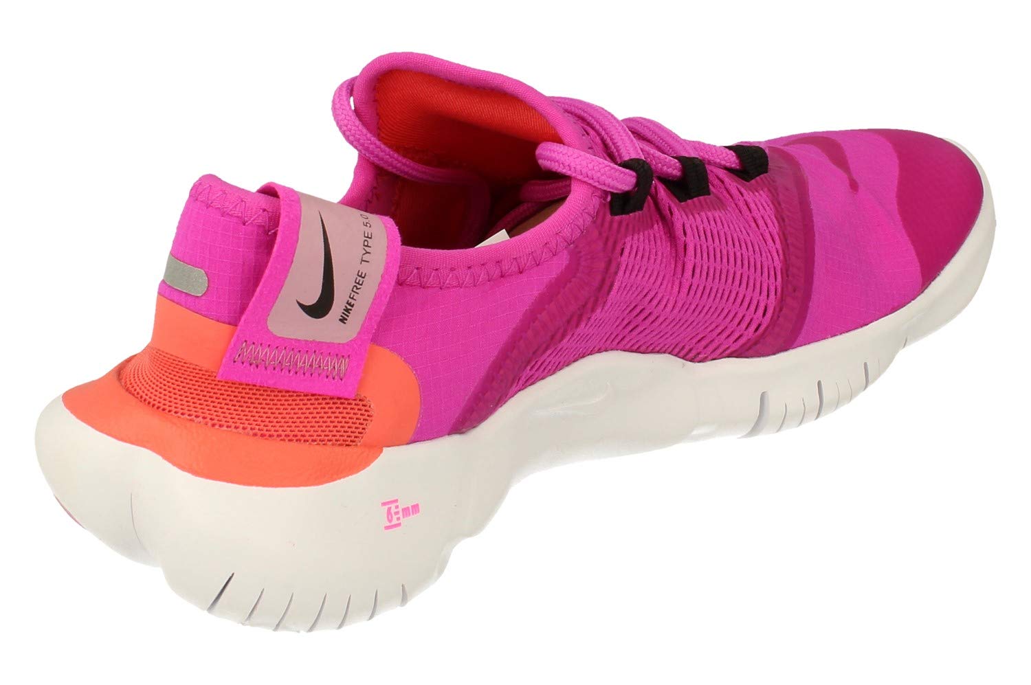 Nike Free RN 5.0 2020 Womens Running Trainers CJ0270 Sneakers Shoes (UK 4 US 6.5 EU 37.5, fire Pink Black Magic Ember 601)