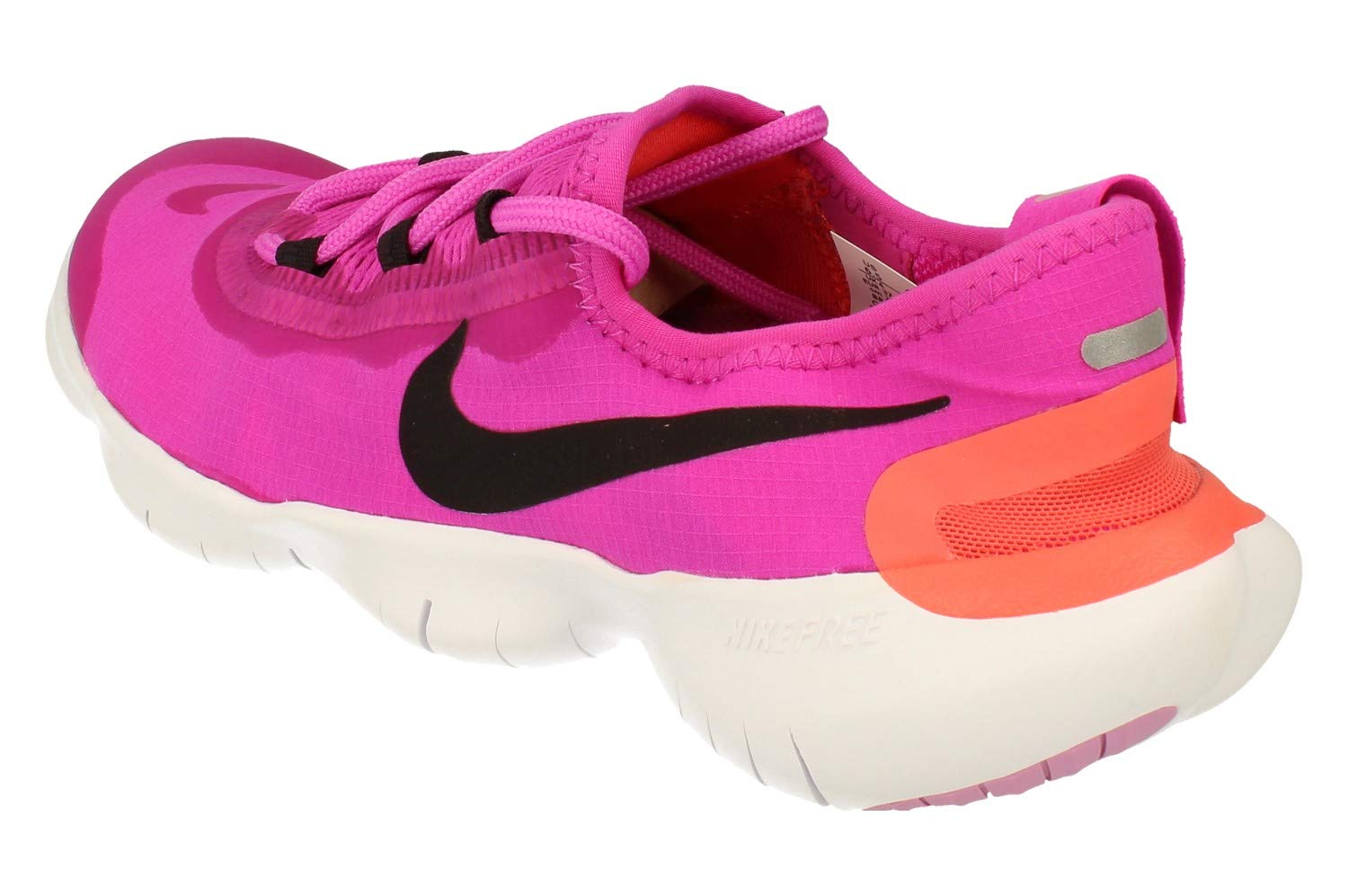 Nike Free RN 5.0 2020 Womens Running Trainers CJ0270 Sneakers Shoes (UK 4 US 6.5 EU 37.5, fire Pink Black Magic Ember 601)