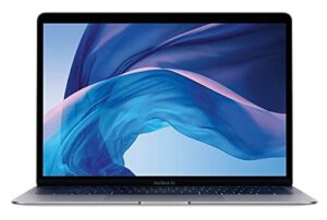 apple 2018 13.3in macbook air, mac os, intel core i5, 1.6 ghz, intel uhd graphics 617, 128 gb, space gray (renewed)