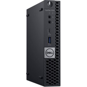 dell optiplex 7070 mff desktop computer intel core 9th gen i7-9700t 2.00ghz to 4.30ghz 8-cores cpu 16gb ddr4-2666mhz memory 256gb nvme pcie ssd 1tb sata hhd windows 10 pro dell 3-years prosupport plus