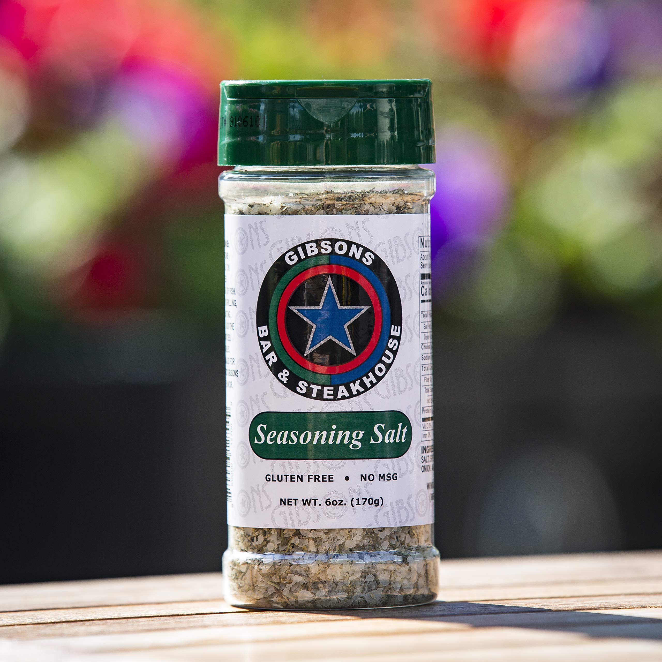 GIBSONS STEAKHOUSE Seasoning Salt, 6oz Bottle