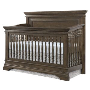 westwood design olivia 4 in 1 convertible crib, brushed rosewood