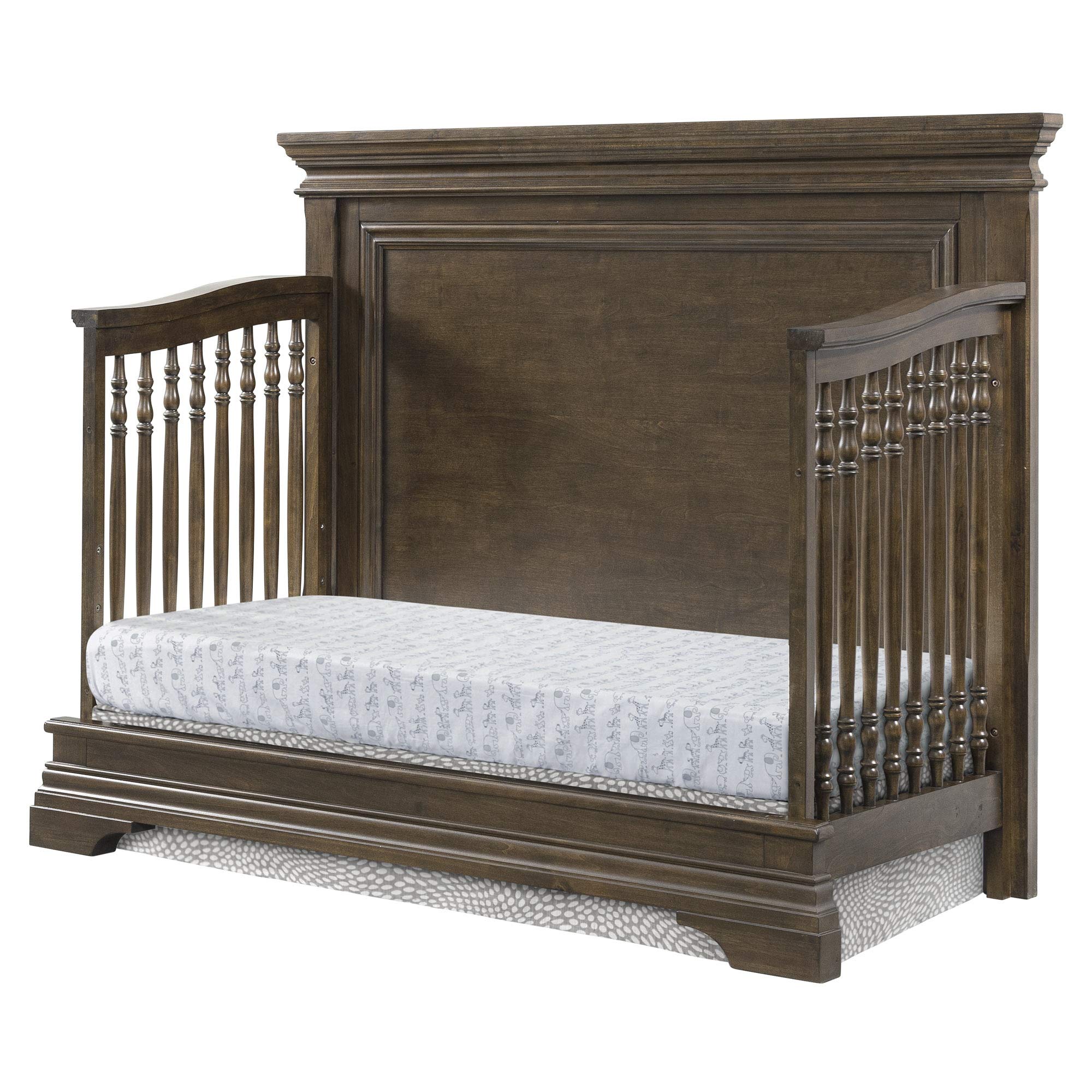 Westwood Design Olivia 4 in 1 Convertible Crib, Brushed Rosewood