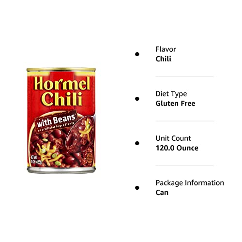 Hormel Chili With Beans 15 Oz (8 Pack)