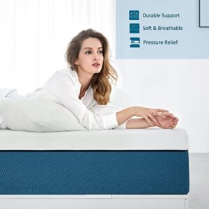 Molblly Twin Size Mattress, 6 inch Cooling-Gel Memory Foam Mattress in a Box, Breathable Bed Mattress for Cooler Sleep Supportive & Pressure Relief， 39" X 75" X 6"