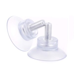 KINMAD 10 Pcs M8x13mm Rubber Strong Suction Cup Screw with Sucker Hanger Pads Diameter 35mm for Glass Table Tops