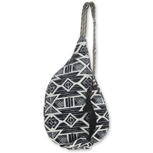 KAVU Mini Rope Sling Pack with Adjustable Rope Shoulder Strap, Carbon Tribal