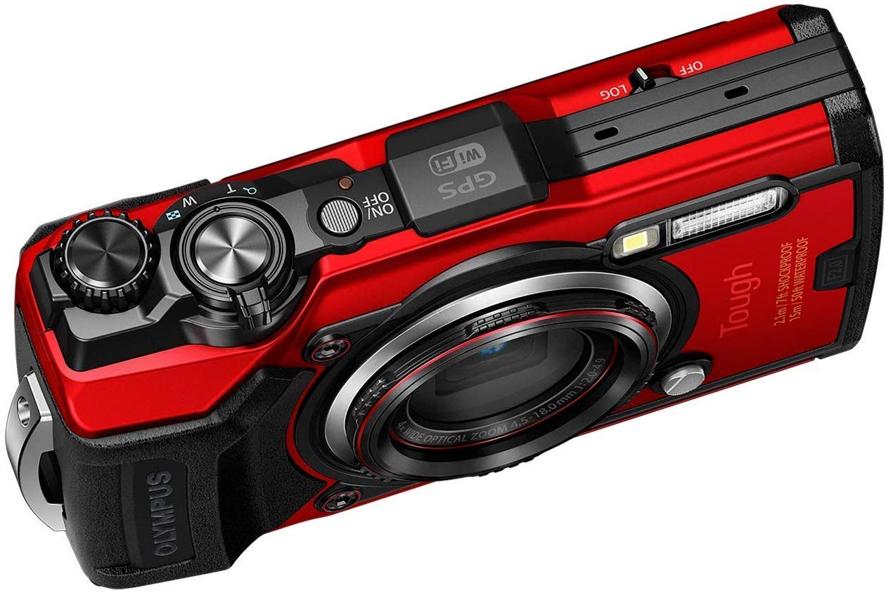 Olympus Tg-6 Tough Camera - Red + 32 GB Memory Card