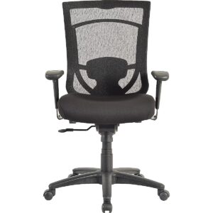 Tempur-Pedic 1539761 Tempur-Pedic Mesh Back Fabric Task Chair Black (TP7000-RAV/COAL)