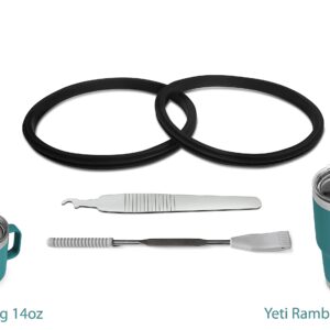 [2-Pack] Replacement Gaskets Rubber Seal Kit for Yeti Rambler 30oz Tumblers & Mugs