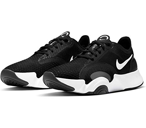 Nike Women's Superrep Go Running Trainers Cj0860 Shoes, White/Black-dark Smoke Grey, 12