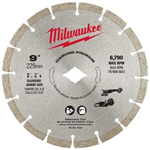 milwaukee 9in. diamond premium segmented b'