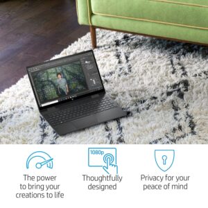 HP Envy x360 2-in-1 Flip Laptop, 15.6" Full HD Touchscreen, AMD Ryzen 7 5700U 8-Core Processor, 16GB RAM, 1TB SSD, Backlit Keyboard, HDMI, Webcam, Wi-Fi 6, Windows 11 Home, Stylus Pen Included