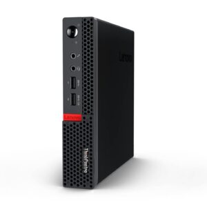 Lenovo ThinkCentre M625Q Thin Client Desktop Computer, AMD A9-9420e Processor, 4 GB DDR4 SDRAM, 128 GB SSD, ‎AMD Radeon R5 Graphics, Windows 10 Pro, 10TF002WUS, Black