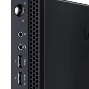 Lenovo ThinkCentre M625Q Thin Client Desktop Computer, AMD A9-9420e Processor, 4 GB DDR4 SDRAM, 128 GB SSD, ‎AMD Radeon R5 Graphics, Windows 10 Pro, 10TF002WUS, Black