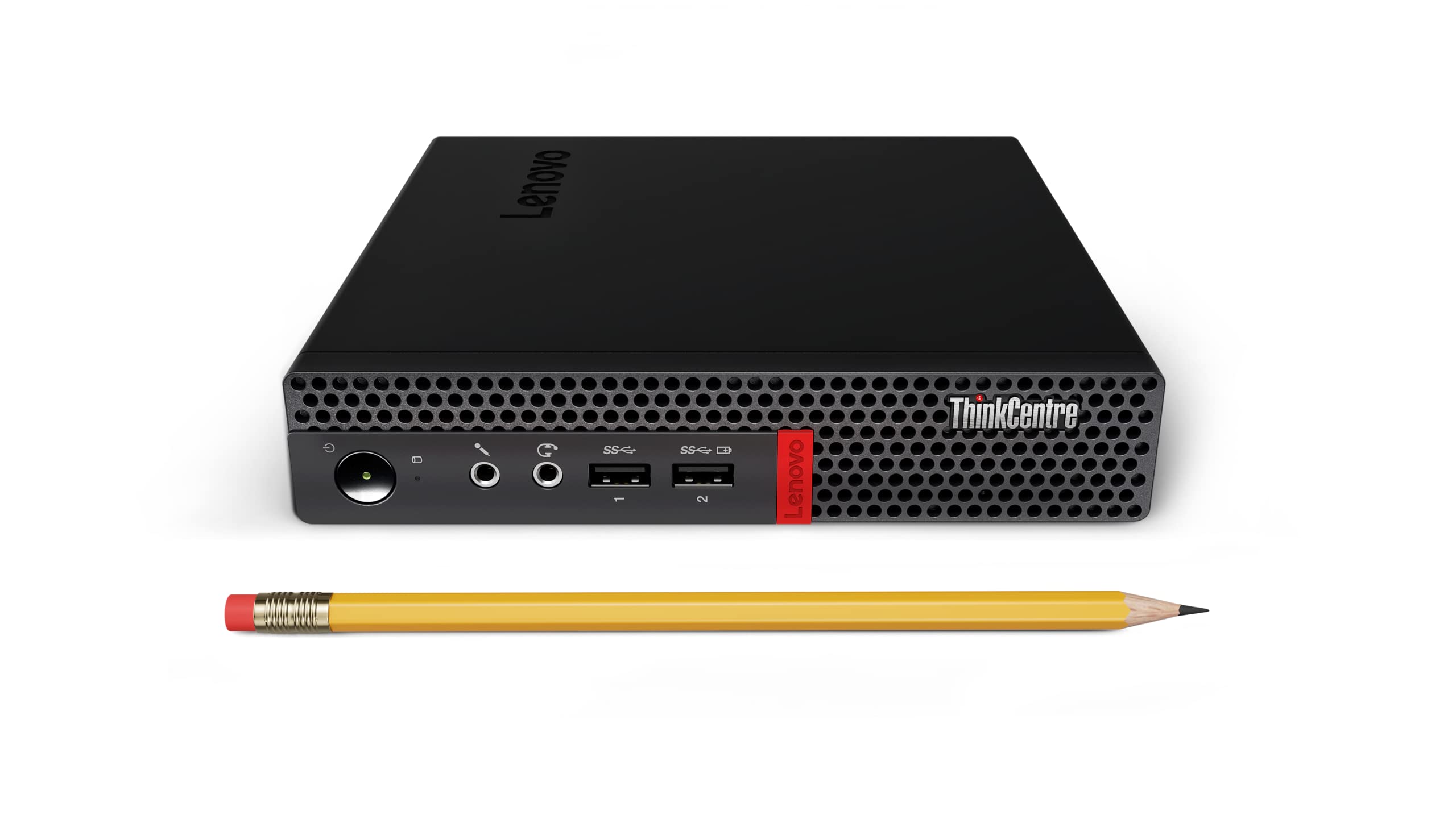 Lenovo ThinkCentre M625Q Thin Client Desktop Computer, AMD A9-9420e Processor, 4 GB DDR4 SDRAM, 128 GB SSD, ‎AMD Radeon R5 Graphics, Windows 10 Pro, 10TF002WUS, Black