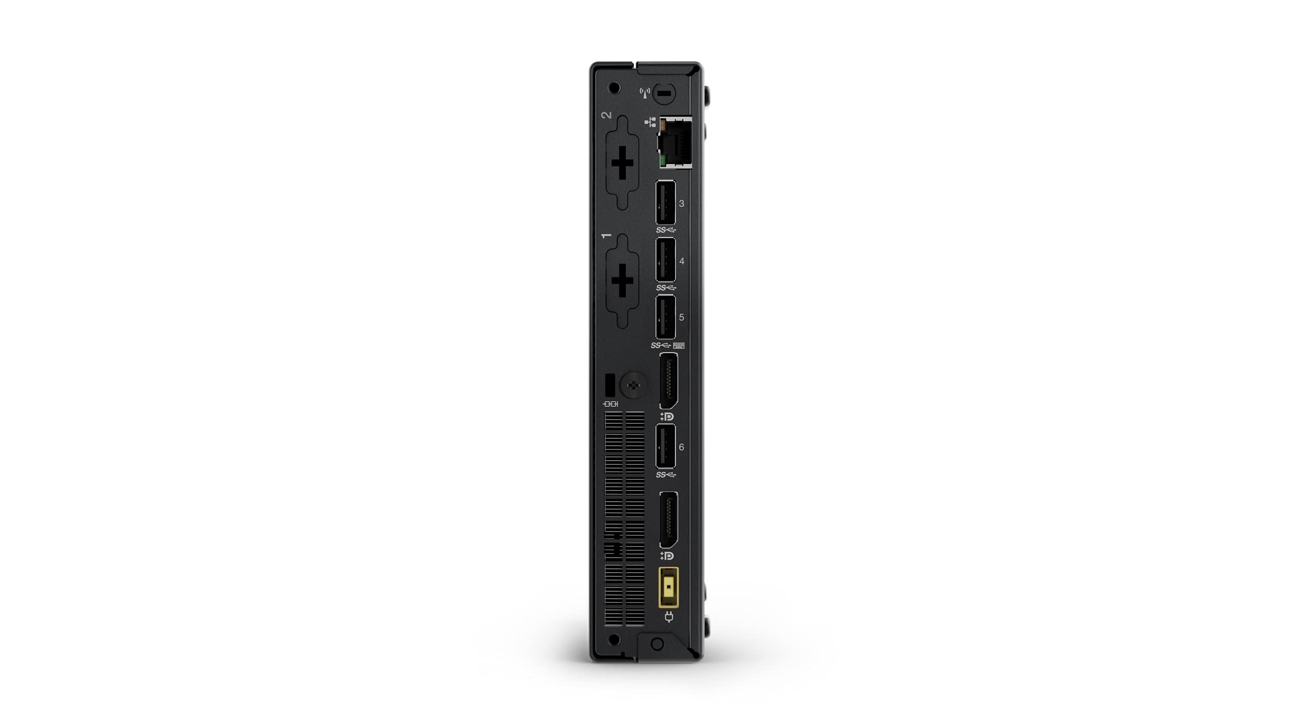 Lenovo ThinkCentre M625Q Thin Client Desktop Computer, AMD A9-9420e Processor, 4 GB DDR4 SDRAM, 128 GB SSD, ‎AMD Radeon R5 Graphics, Windows 10 Pro, 10TF002WUS, Black