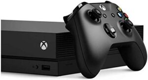 microsoft xbox one-x 1tb gaming console bundle (renewed)