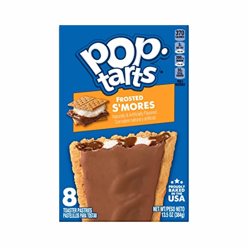 Pop-Tarts Toaster Pastries, Breakfast Foods, Kids Snacks, Frosted S'mores (64 Pop-Tarts)