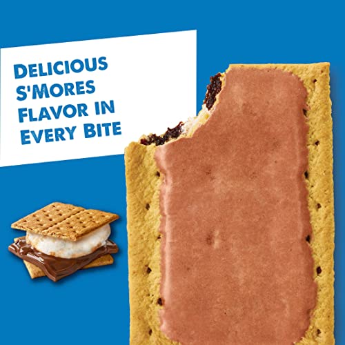 Pop-Tarts Toaster Pastries, Breakfast Foods, Kids Snacks, Frosted S'mores (64 Pop-Tarts)