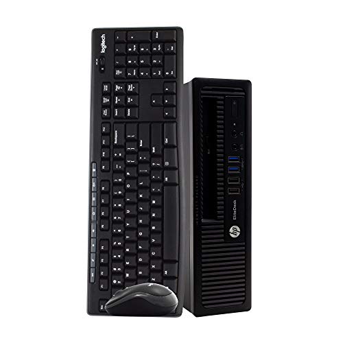 HP Elite 800G1 Ultra Small Desktop PC, Intel Quad Core i5-4570s Processor, 16GB RAM, 512GB Solid State Drive, Windows 10 Pro, DVD, HDMI, Bluetooth, Keyboard, Mouse, WiFi (Renewed)