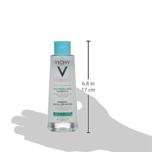 Vichy Pureté Thermale Mineral Micellar Cleansing Water, Makeup Remover & Facial Cleanser with Salicylic Acid for Combination to Oily Skin , 6.76 Fl. Oz