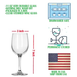 Alankathy mugs G889 Retired Retirement wine glass coffee mug (11 oz wine glass)