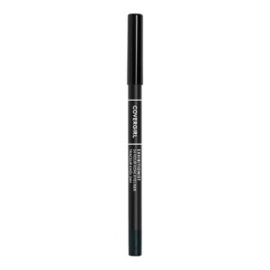 covergirl exhibitionist 24-hour kohl eyeliner, black, gel eyeliner, 0.04 fl oz,black eyeliner, long lasting eyeliner, gel eyeliner pencil, glides on, waterproof eyeliner