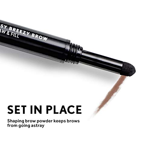 COVERGIRL - Easy Breezy Brow Draw & Fill, easy shaping & defining your brows, retractable pencil, sets in place, 100% Cruelty-Free