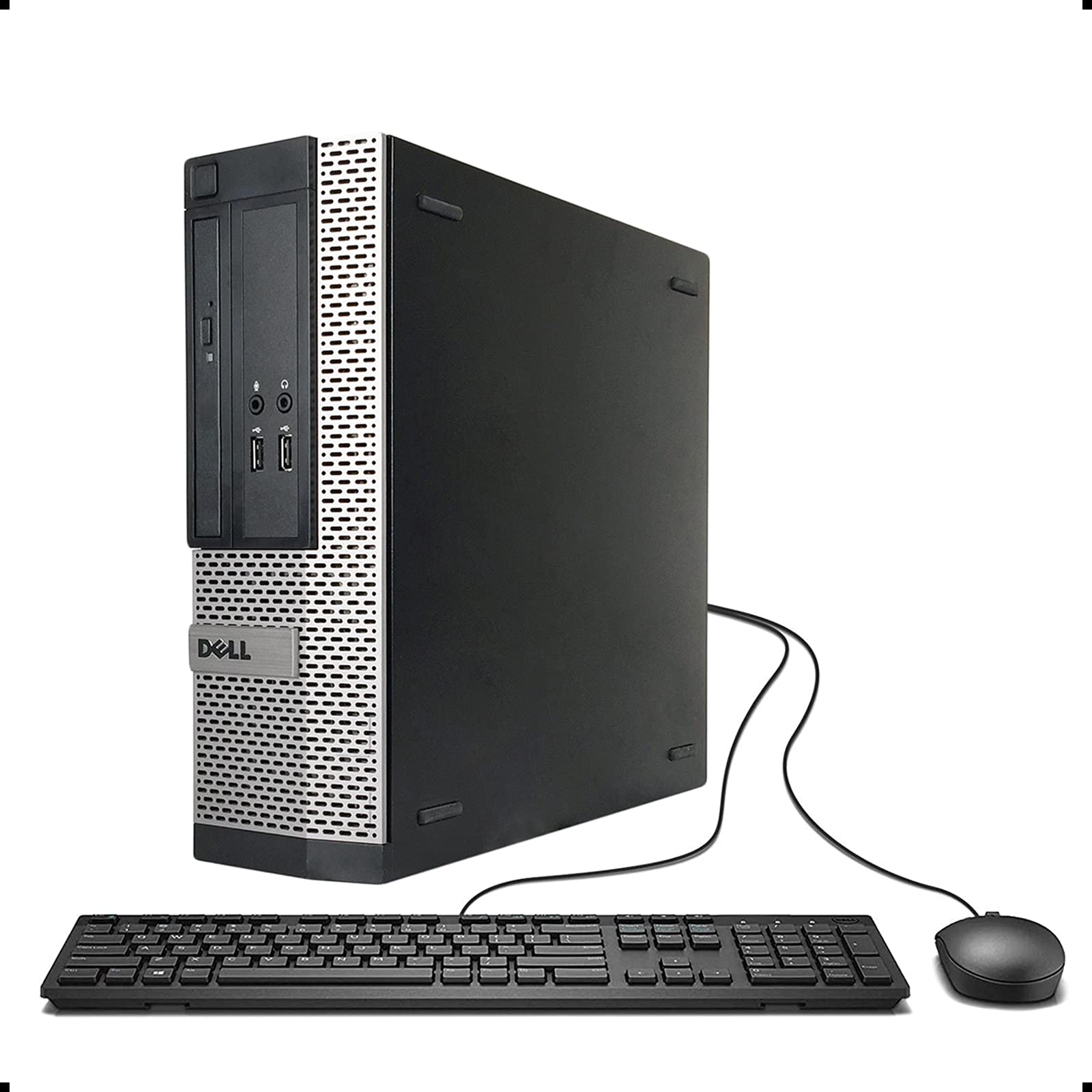 Dell OptiPlex 3020-SFF, Intel Core i5-4570 3.2GHZ, 16GB RAM, 512GB SSD Solid State, 4K Support, DVD, WiFi, DP, VGA, Keyboard, Mouse, Windows 10 Pro 64bit - Multi Languages Support (Renewed)