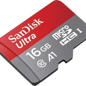 SanDisk 16GB Micro Ultra Memory Card (5 Pack Bundle) 98MB/s Speed Class 10, SDHC Works with Android Phones, Galaxy Tablets (SDSQUAR-016G-GN6MN) Plus 1 Everything But Stromboli (TM) MicroSD Card Reader