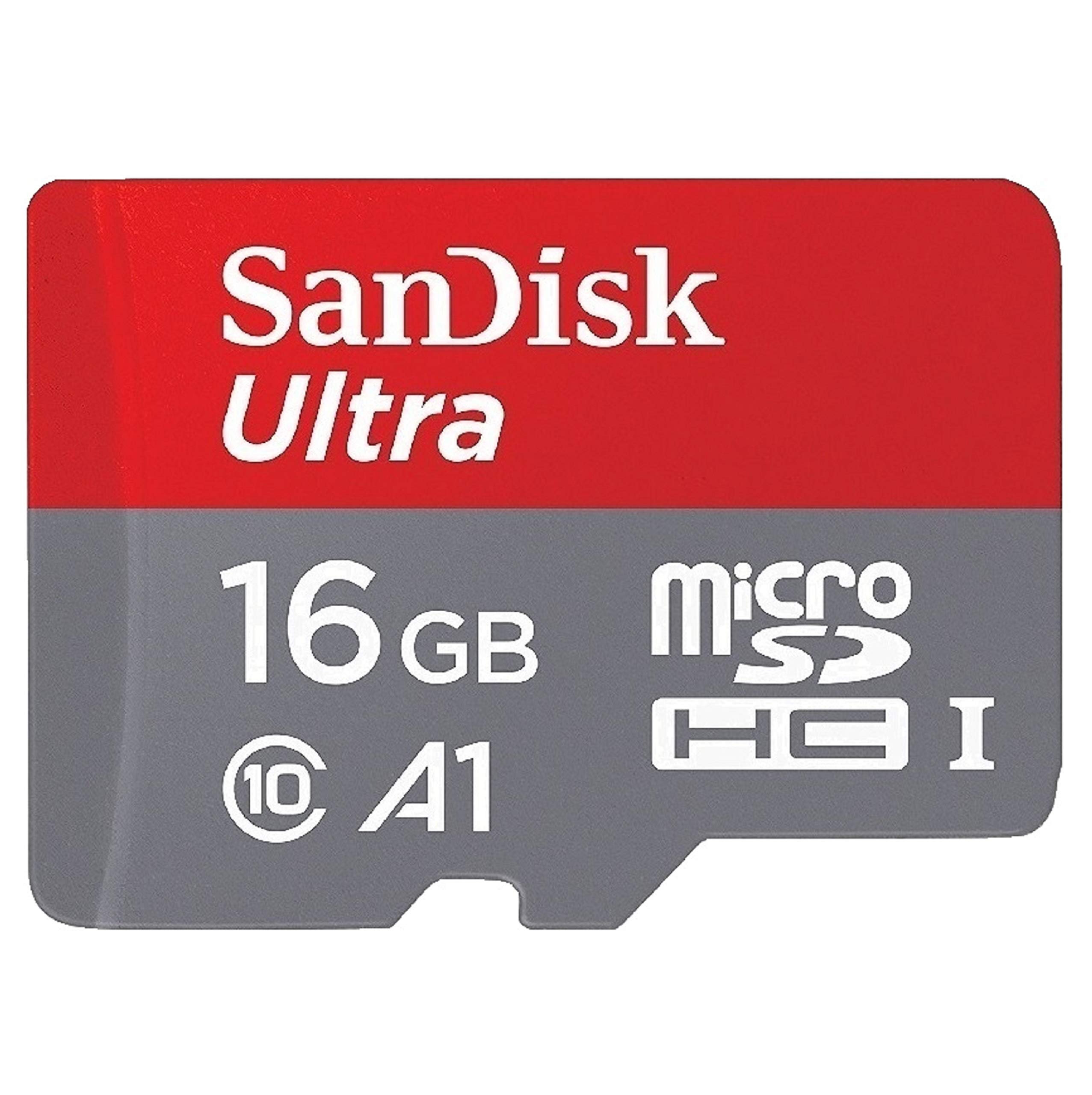 SanDisk 16GB Micro Ultra Memory Card (5 Pack Bundle) 98MB/s Speed Class 10, SDHC Works with Android Phones, Galaxy Tablets (SDSQUAR-016G-GN6MN) Plus 1 Everything But Stromboli (TM) MicroSD Card Reader