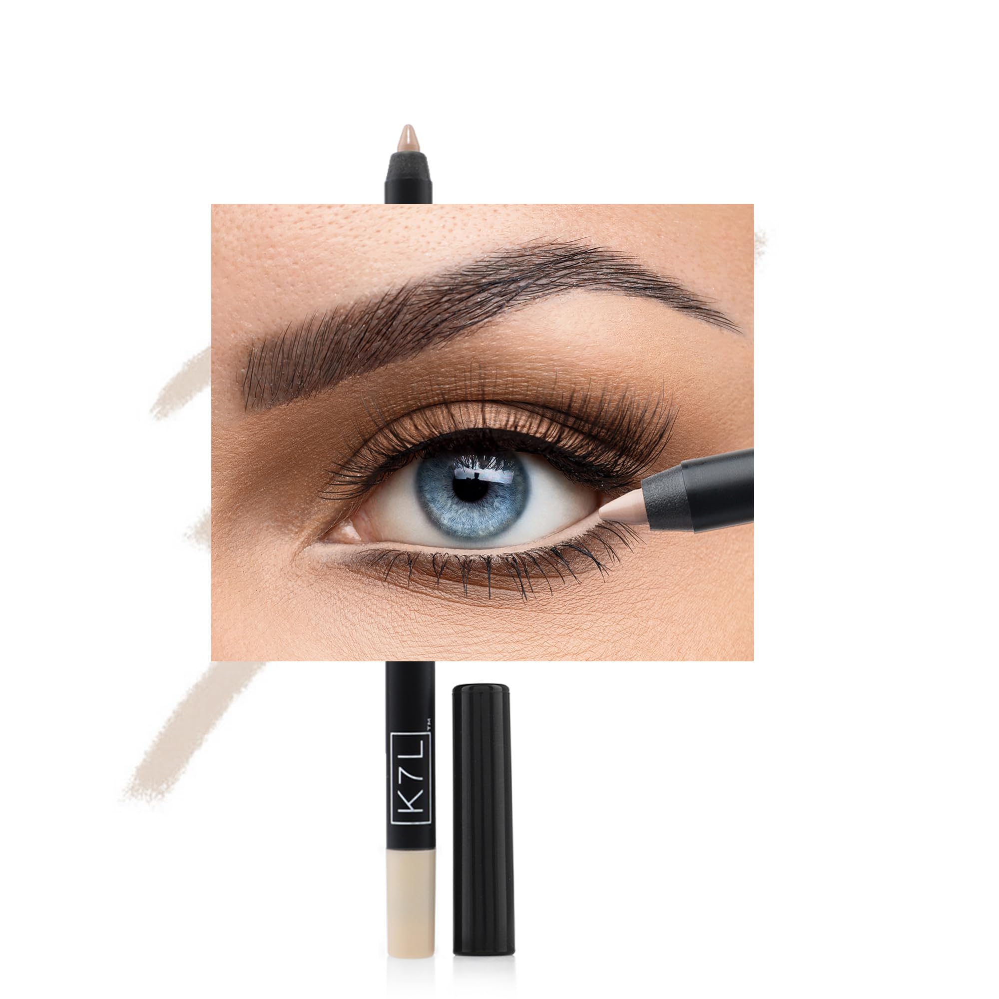 K7L Cream Eyeliner Waterline - Waterproof, Smudge-Proof, Precise Cosmetics