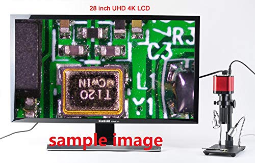 HAYEAR 4K UHD HDMI Industrial Microscope Camera Digital USB C-Mount 1080P@120fps High Speed for Precision Soldering PCB Repair Inspection