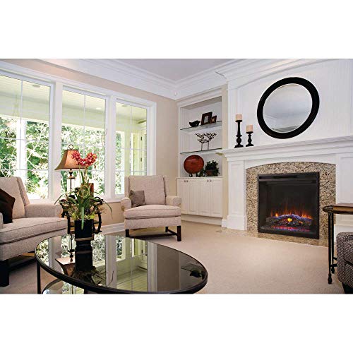 Napoleon Element 36 Inch Built-in Electric Fireplace - Black, NEFB36H-BS