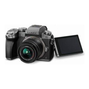 PANASONIC LUMIX G7 4K Digital Mirrorless Camera Bundle with LUMIX G Vario 14-42mm and 45-150mm Lenses, 16MP, 3-Inch Touch LCD, DMC-G7WK (Renewed)