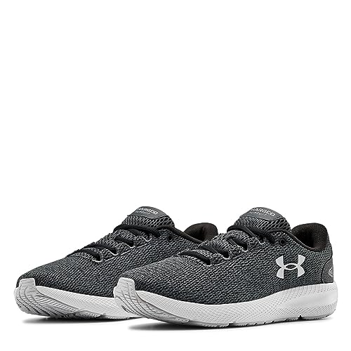 Under Armour Women's Charged Pursuit 2 Twist, Gray, 5 M US