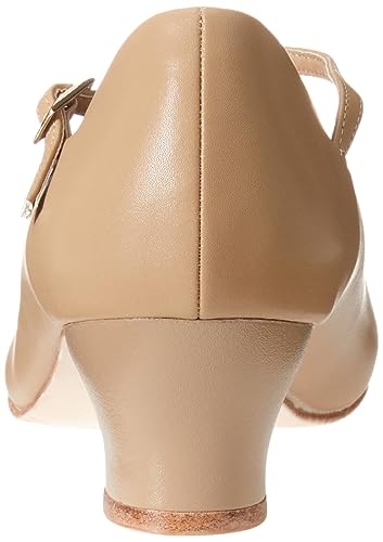 Capezio Women's Medium Cassie Jr. Character Shoe, Caramel, 12